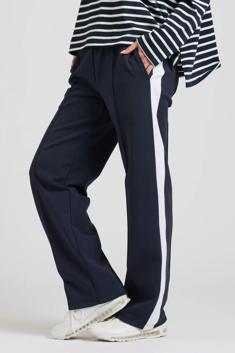 Shirty | Scuba Track Pant | French Navy & Ivory